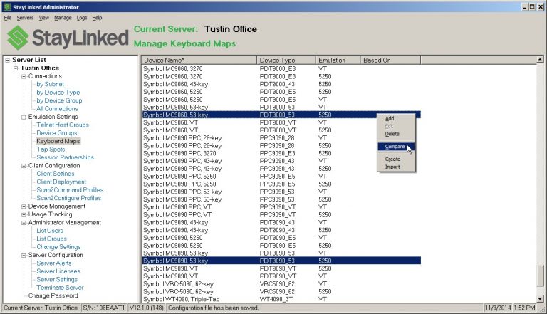 Administrator User Guide - Managing Keyboard Maps – StayLinked