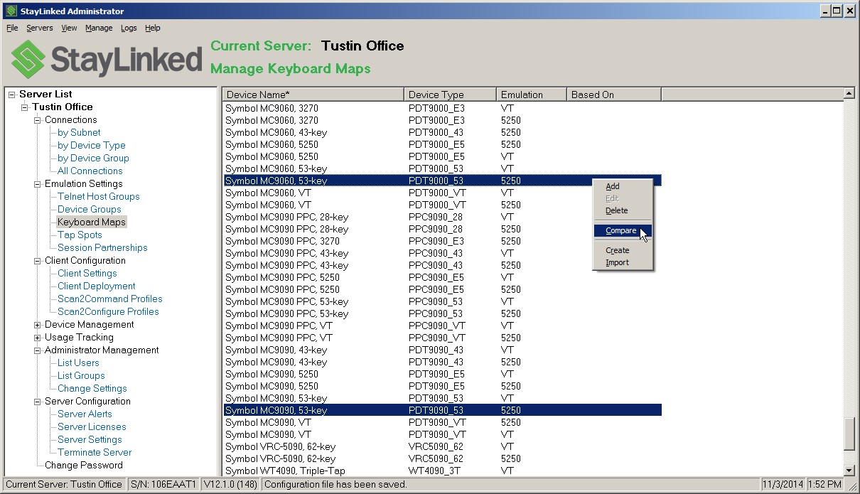 Administrator User Guide - Managing Keyboard Maps – StayLinked