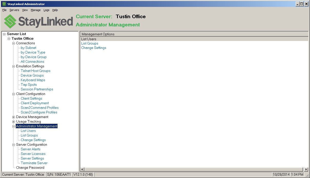 Administrator User Guide - Administrator Management – StayLinked