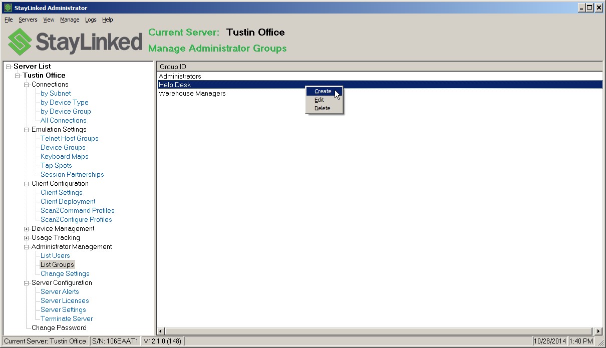 Administrator User Guide - Administrator Management – StayLinked