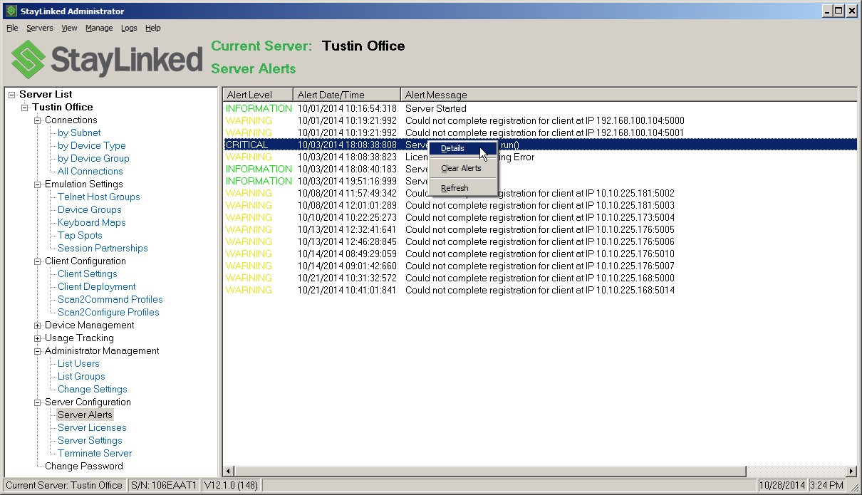 Administrator User Guide - Server Administration – StayLinked