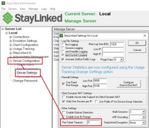 Setting an Inactivity Timeout – StayLinked