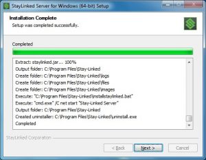Server Installation Guide Microsoft Windows – StayLinked