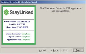 Server Installation Guide IBMi, i5/OS, OS/400 – StayLinked